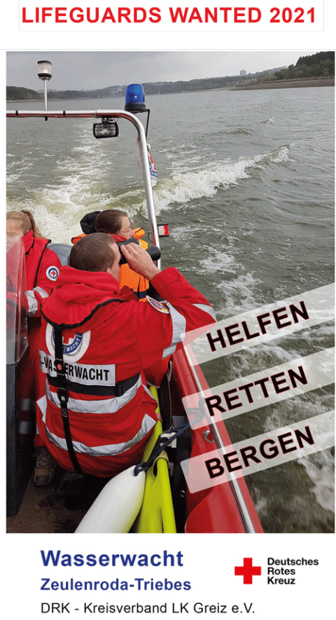 Lifeguard Wanted 2021 | Wasserwacht Zeulenroda-Triebes